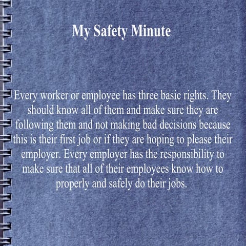 Workplace Safety Minute | PPTX