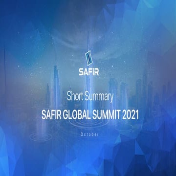 Safir Summit Global 2021 Presentation PDF | PDF