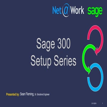Sage 300: Understanding your setup options for Optional Fields | PDF