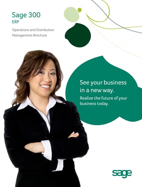 Sage x3 Solution Manufacturing | PDF