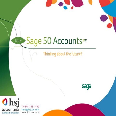 Sage 50 accounts ppt | PPTX