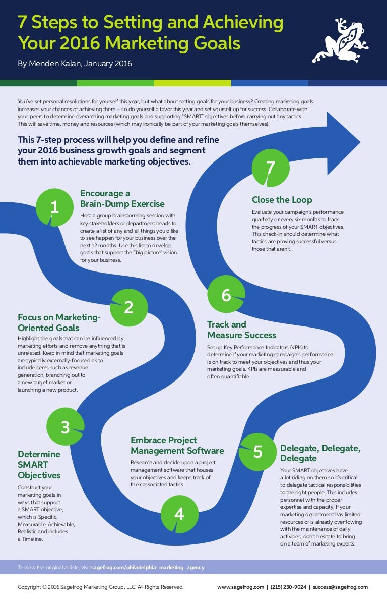 Goal Setting Infographic