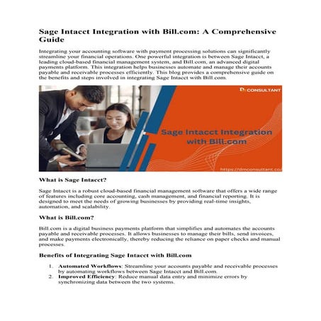Sage Intacct Integration with Bill.com A Comprehensive Guide.pdf
