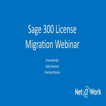 Sage promotion for sage 300 migration to sage 300c webinar | PDF