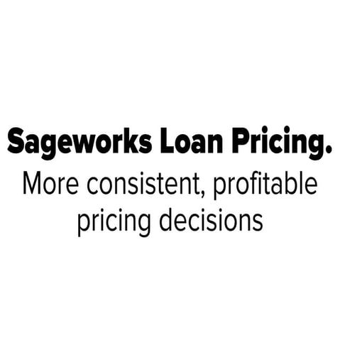 Sageworks Loan Pricing | PDF | Personal Loans | Personal Debt
