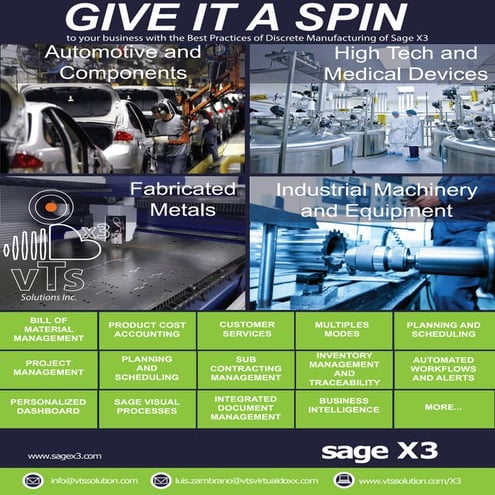 Sage x3 best_practices_discrete_manufacturing | PDF