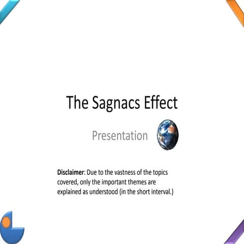 The Sagnac Effect | PPTX