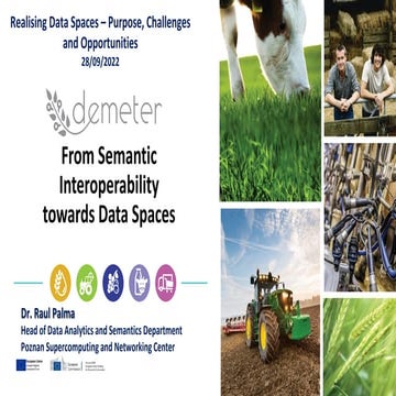 From Semantic Interoperability Towards Data Spaces Ppt