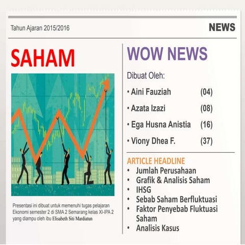 Analisis Saham | PPTX