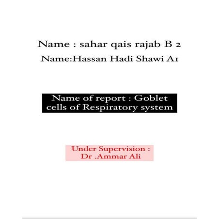 Prepared by: Sahar Qais & Hassan Hadi | PDF