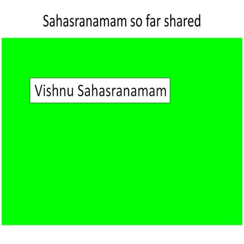 VSN ( 1-5) Vishnu Sahasranamam ( Srimaan Venkata to Vyaasaya Vishnu ...