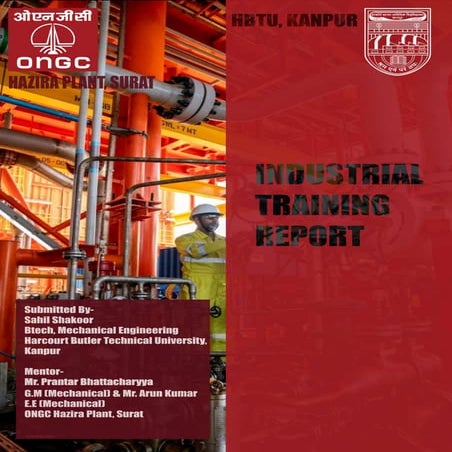 ONGC HAZIRA PROJECT REPORT | PDF