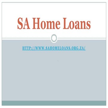 Sa home loans | PPTX