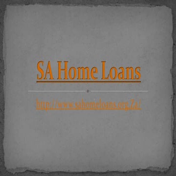 Home loans sa | PDF