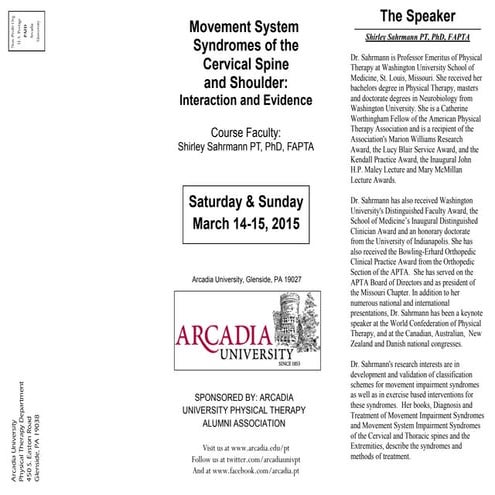 Sahrmann brochure final | PDF