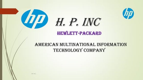 HP | PPT