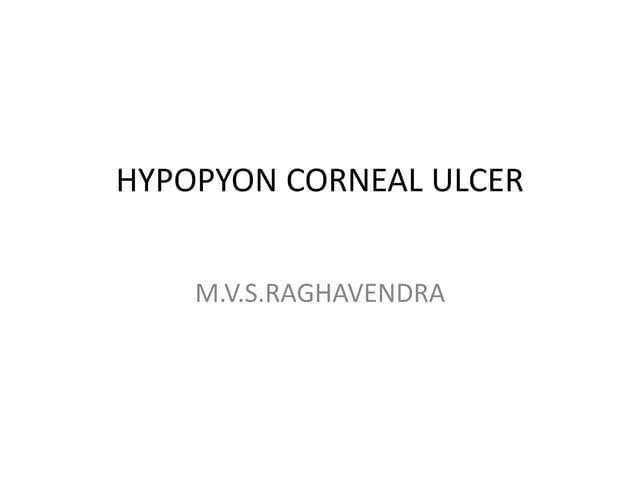 hypopyon vs ................hyphema.pptx