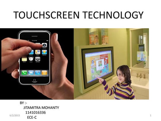 touch screen technology | PPT