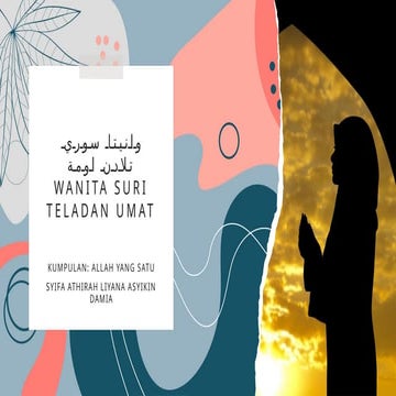 Slide Tajuk Sirah Wanita Suri Teladan Umat | PPTX