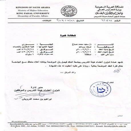 Said sabbagh sa exp 2009 | PDF