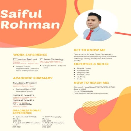 Saiful Rohman - Resume | PDF