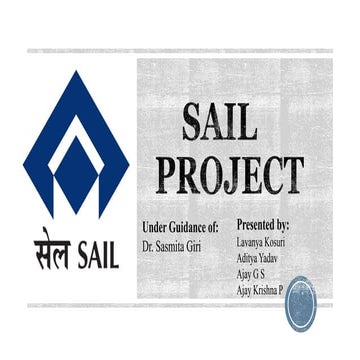 SAIL Analysis Report | PPTX