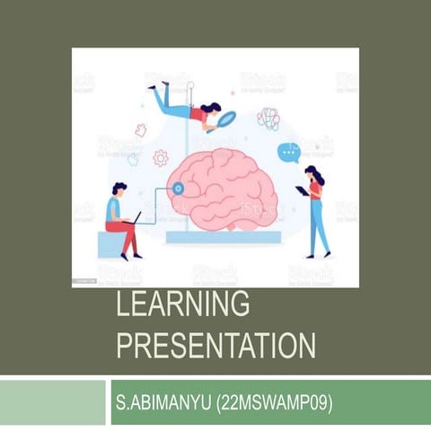 SAI LEARNING PRESENTATION. It is field work | PPTX