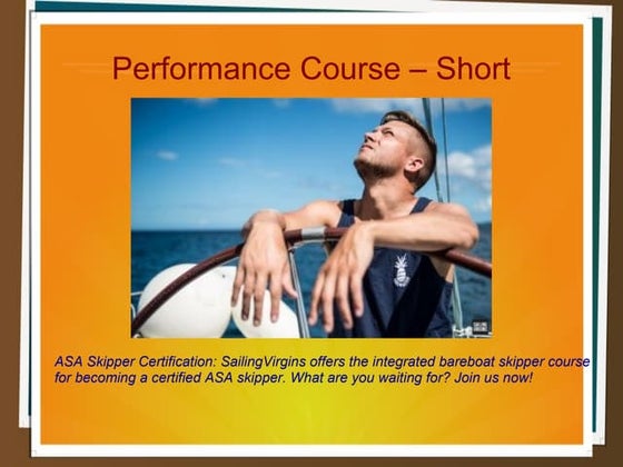 Performance Catamaran Course | PPT