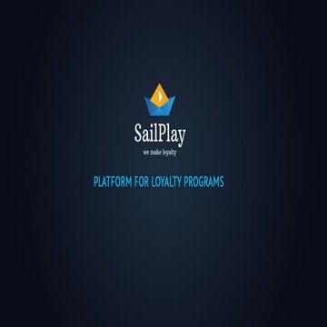 Sail Play Demo Day API Moscow Pitch | PDF
