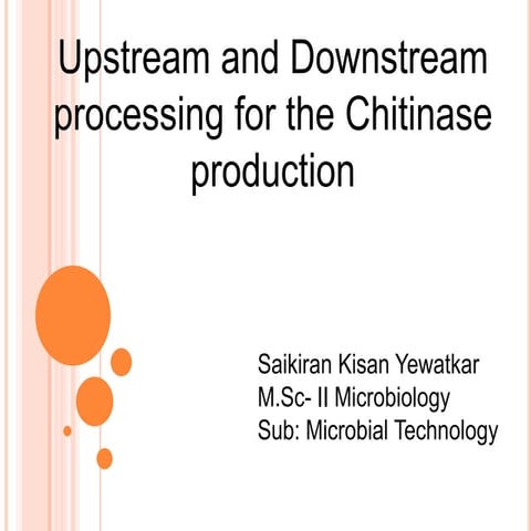 Production of Chitinase | PPTX