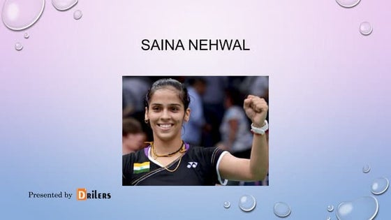Saina Nehwal - Famous Sports People For Kids | PDF | Badminton | Sports