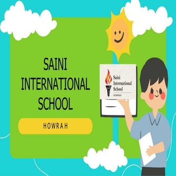 Saini International School Offers The Finest Academic Environment For ...