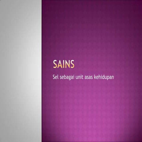 Sains | PPTX