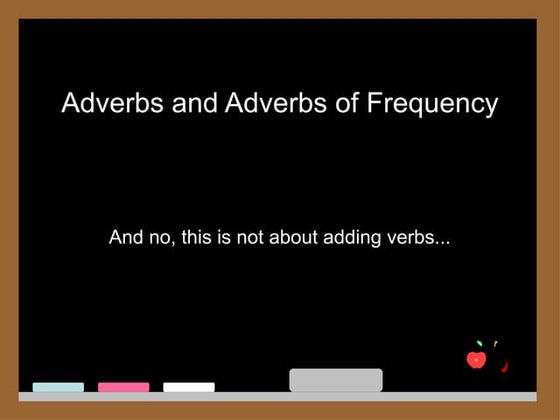 Adverb ppt presentation | PPT