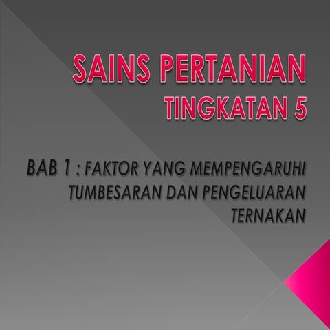 Sains pertanian T5.... | PPTX