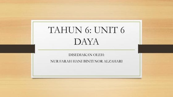 Sains Tahun 6: Unit 4 Interaksi Antara Hidupan | PDF