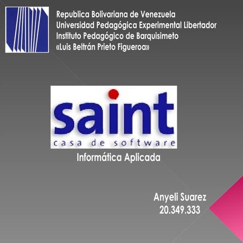 Programa saint contable | PPTX