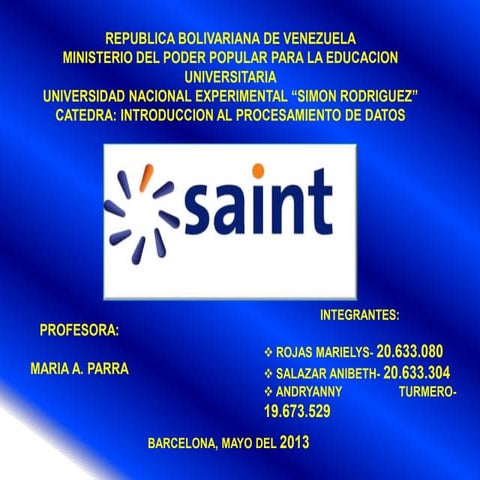 Tutorial saint 1 | DOCX