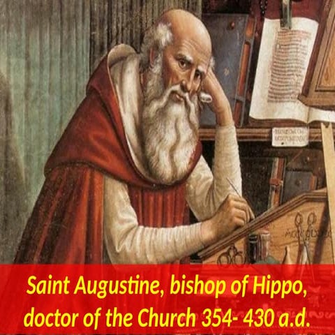 Saint Augustine, bishop of Hippo, doctor of the Church 354- 430 a.d..pptx