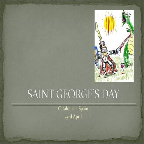 Saint George's day | PPT