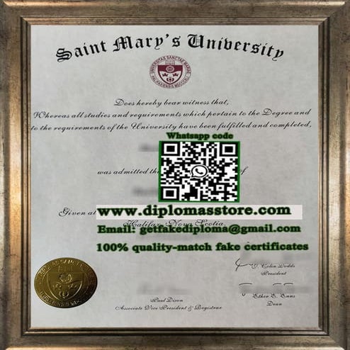 Saint Mary's University diploma, SMU degree | PDF