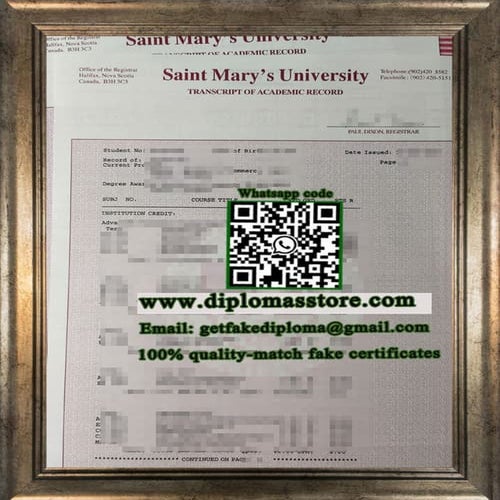 Saint Mary's University Transcript, SMU transcript | PDF