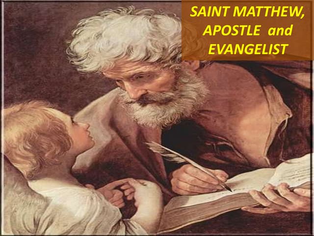 Saint Matthew Apostle And Evangelistpptx