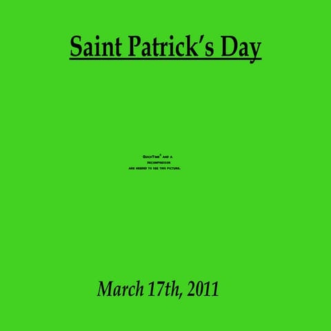 Saint patrick's day | PPT