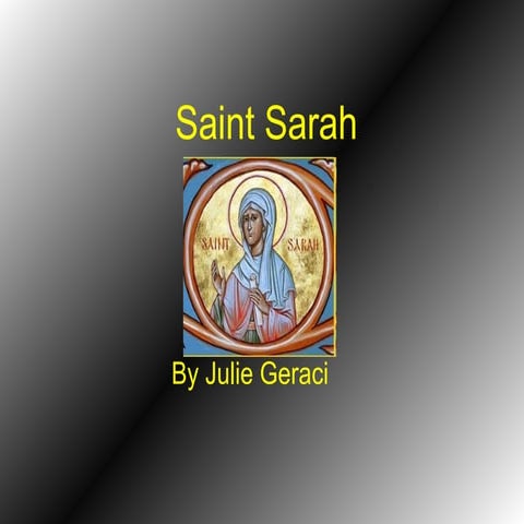Saint sarah | PPT