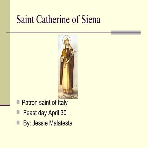 Catherine Of Siena | PPT