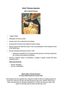 Thomas Aquinas | PPT