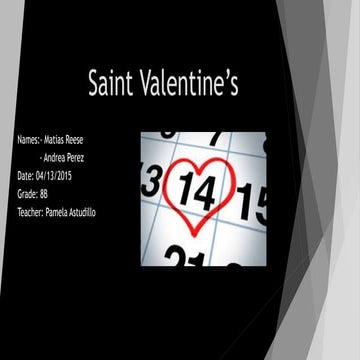 Story of valentine's day | PPTX