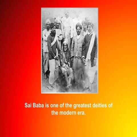 Amazing Real Photos Of Sai Baba | PPTX