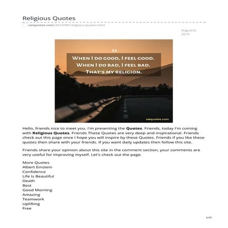 Saiquotes.com religious quotes | PDF